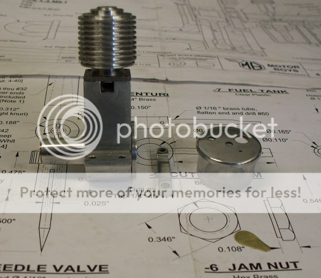 Mills 1.3cc diesel - Plans by Ron Chernich from Model Engine Builder ...