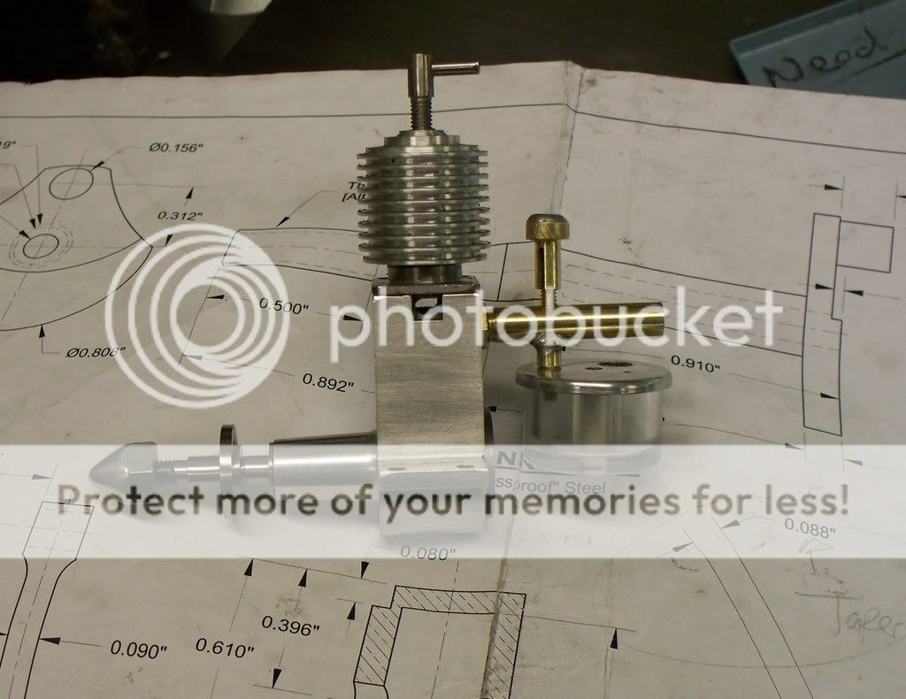 Mills 1.3cc diesel - Plans by Ron Chernich from Model Engine Builder ...