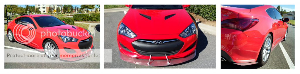 TKR Splitter Aerodynamics Kit COMPLETE! Details inside! | Hyundai ...